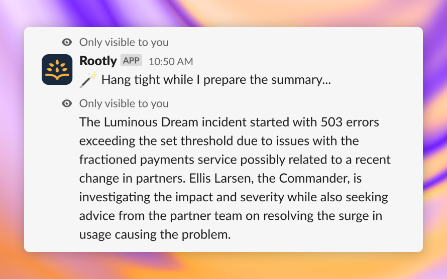 Introducing six Rootly AI features: focus on the incident, leave the paperwork to us | Rootly